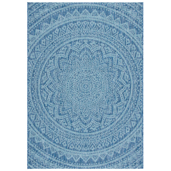Sol 72 Outdoor™ Tapis bleu marine / turquoise intérieur / extérieur Melida et Commentaires ...